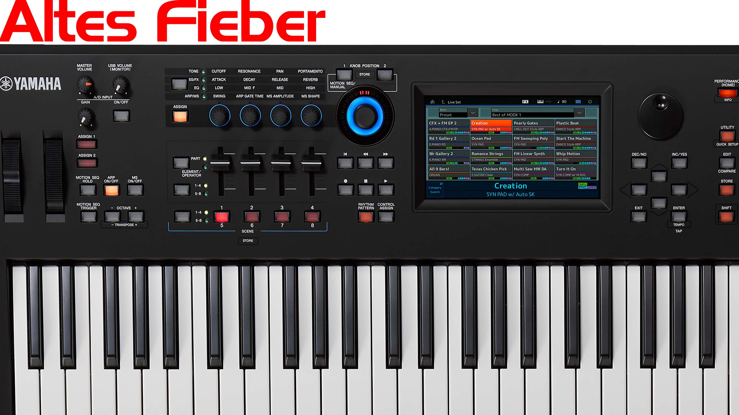Yamaha Modx Montage Coversound - Old Fever – Thorsten Hillmann Keyboard ...