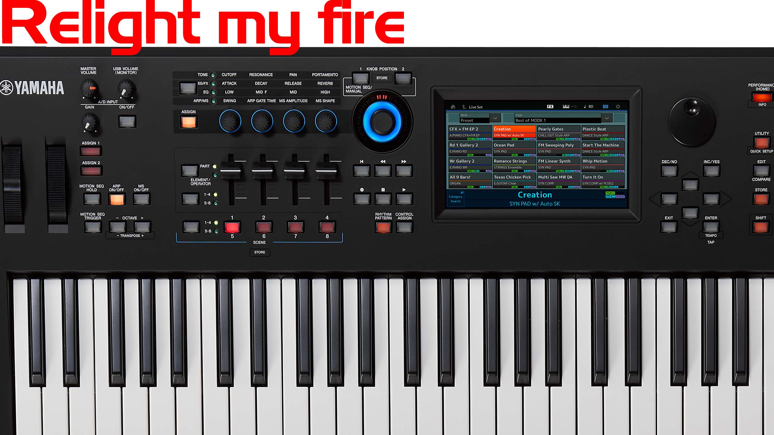 Yamaha Modx Montage Coversound - Relight my fire – Thorsten Hillmann ...